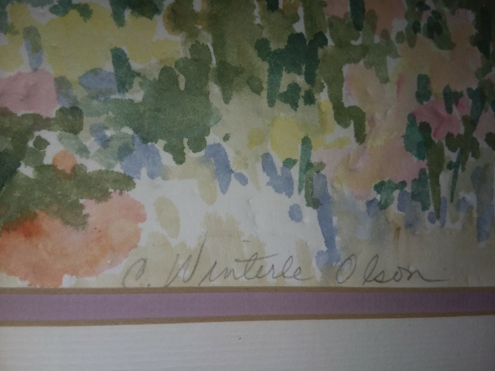 C. Winterle " Olson" WATERCOLOR | eBay