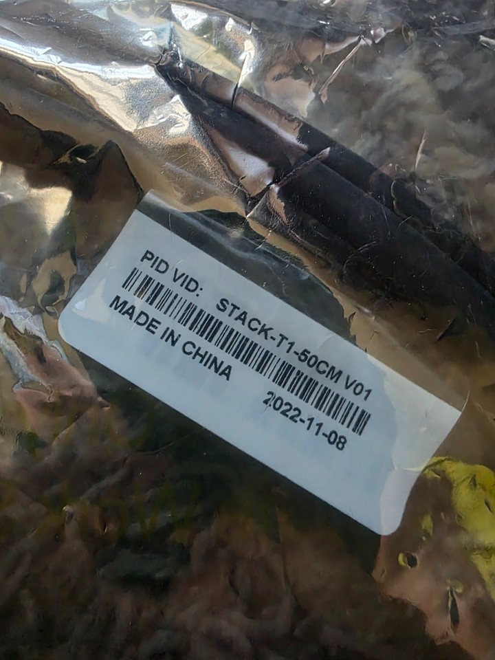 Genuine CISCO STACK-T1-50M (800-40403-01) V01 StackWise 50CM Stacking Cable New | eBay