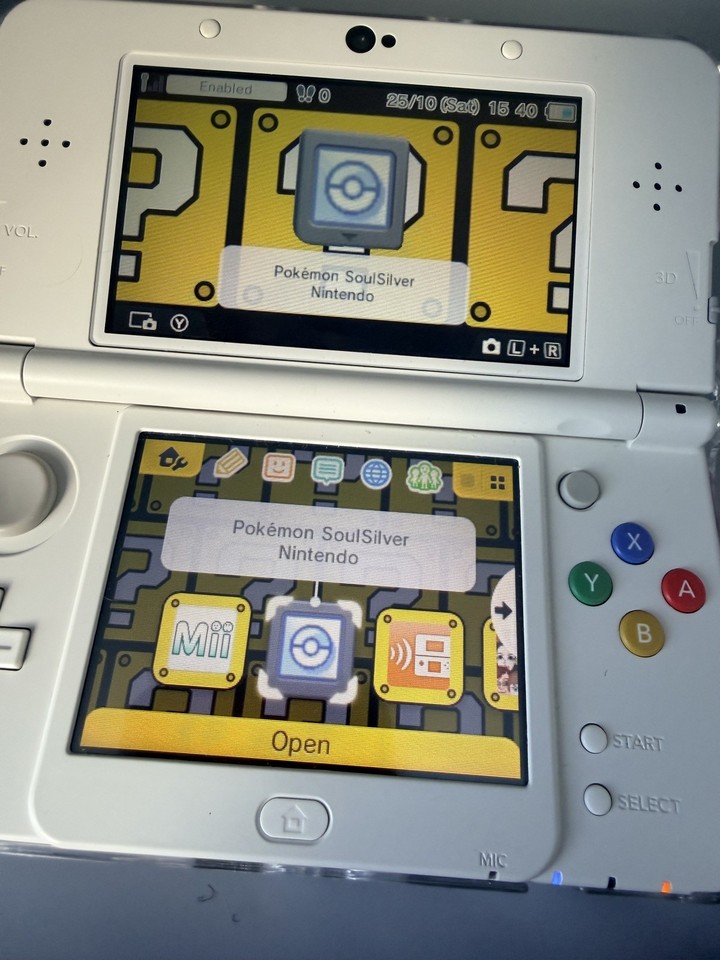 AUS PAL Genuine Nintendo Pokemon Soul Silver Version Nintendo DS NDS ...