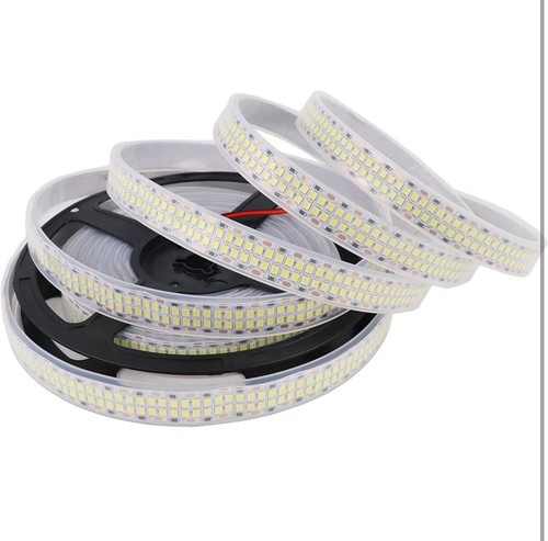 LED Strip Lights Cold White 6500K 16.4ft Double Row 2835 SMD 2400LEDs ...