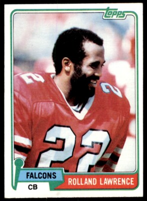 1981 TOPPS ROLLAND LAWRENCE_ ATLANTA FALCONS #497 | eBay
