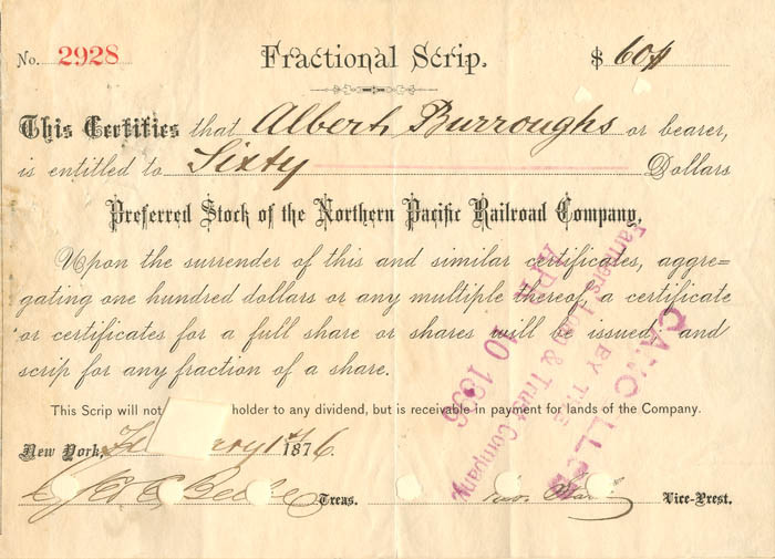 Northern Pacific Railroad Co. - Northern Pacific RR Archives | eBay