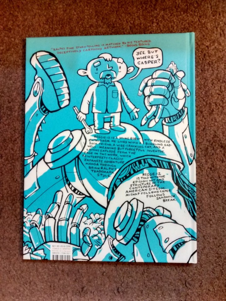 REGGIE 12- Brian Ralph, '13 1st HC Edition *PAPER RAD *FORT THUNDER ...