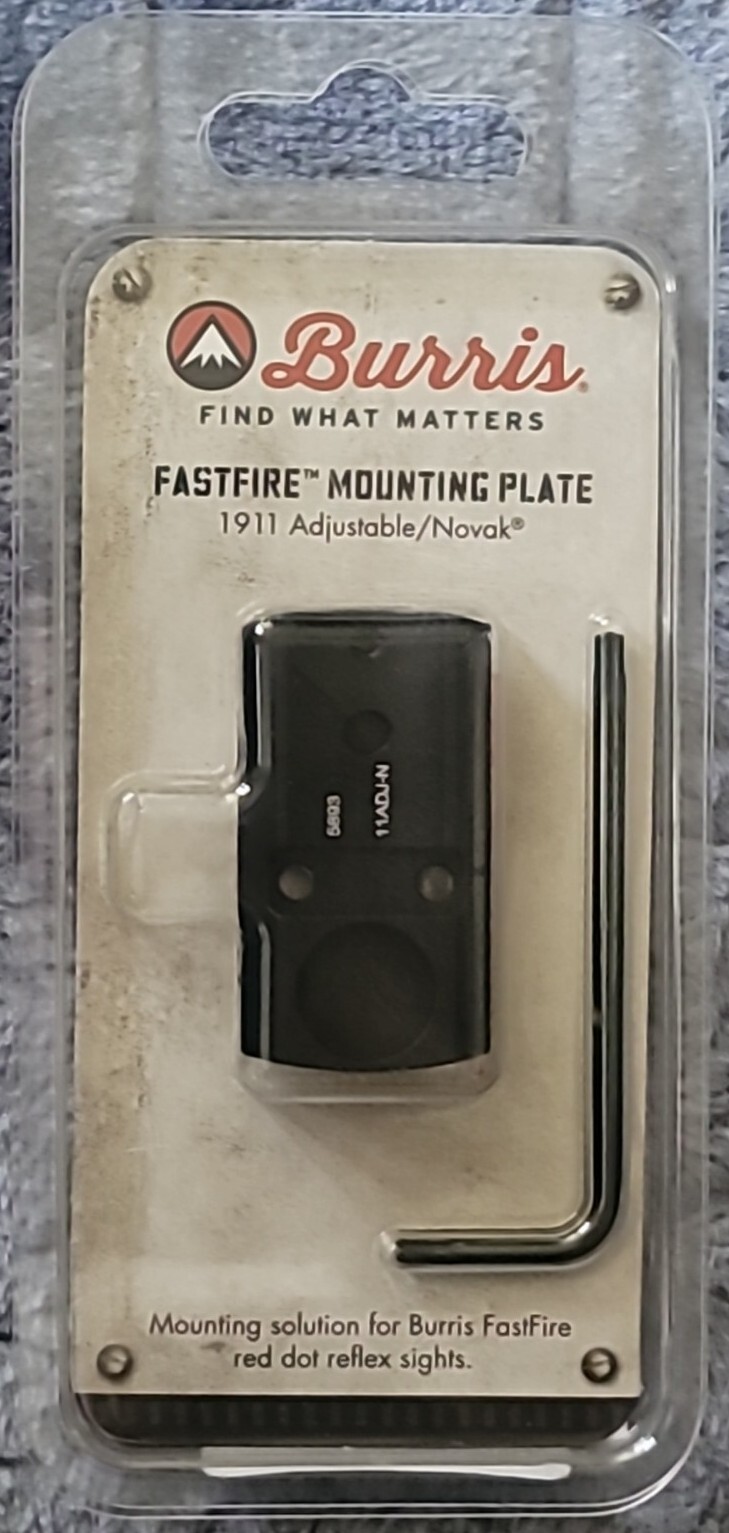 Burris Mount Fastfire Mounting Plate 1911 Adjustable / Novak 410322 | eBay