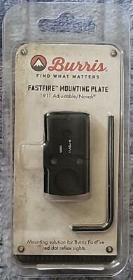 Burris Mount Fastfire Mounting Plate 1911 Adjustable / Novak 410322 | eBay