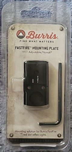 Burris Mount Fastfire Mounting Plate 1911 Adjustable / Novak 410322 | eBay