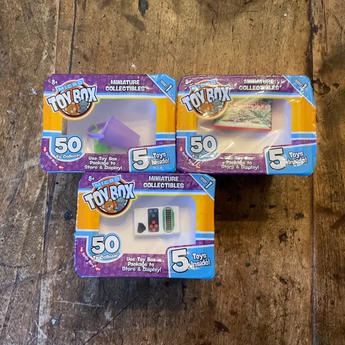 (Lot of 3) 5pc Hasbro Micro Toy Box Miniature Collectibles Series 1 | eBay