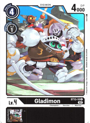 ST13-10 C Gladimon Digimon ST13-10 Digimon | eBay