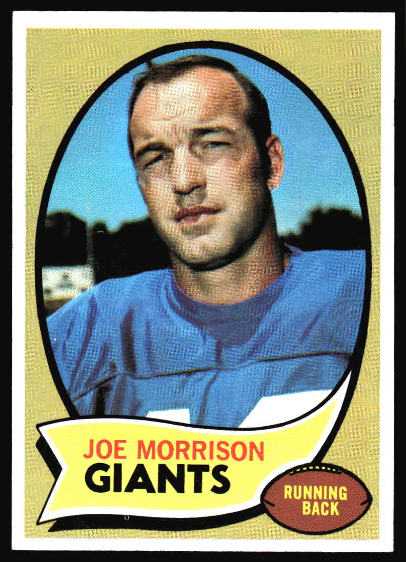 1970 Topps Joe Morrison #105 New York Giants L2 | eBay