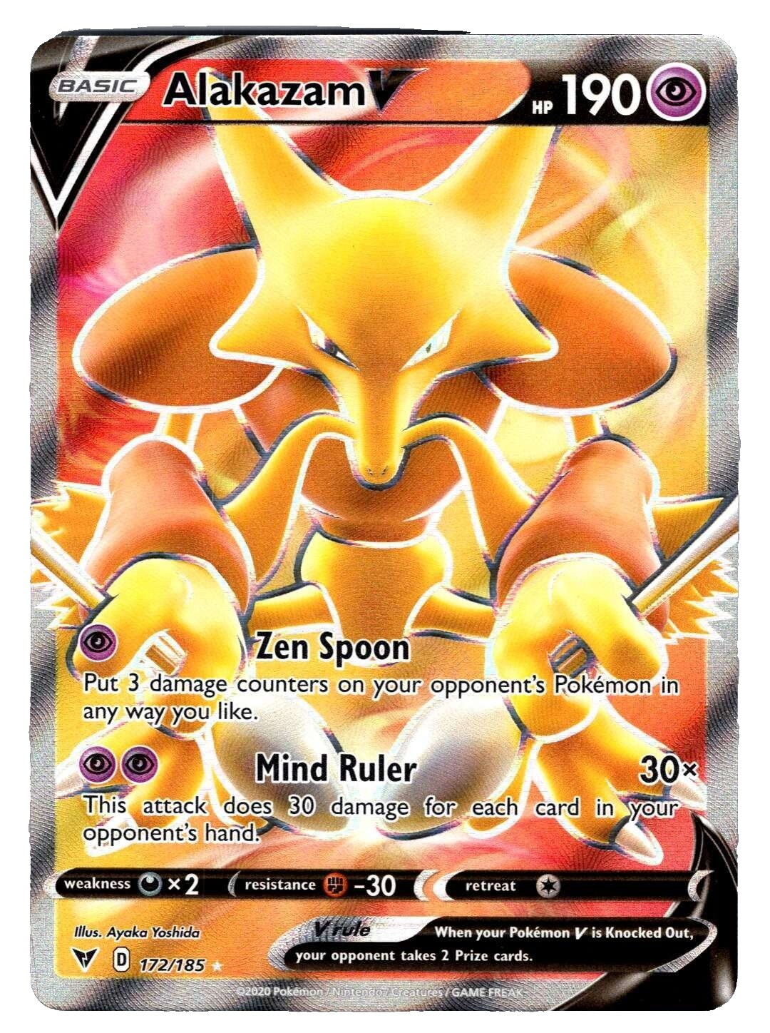 Alakazam V Full Art | eBay