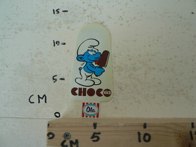 STICKER,DECAL SMURF OLA IJS CHOCO STICK SMURFS,SCHLUMPHE,LES SCHROUMPFS ...