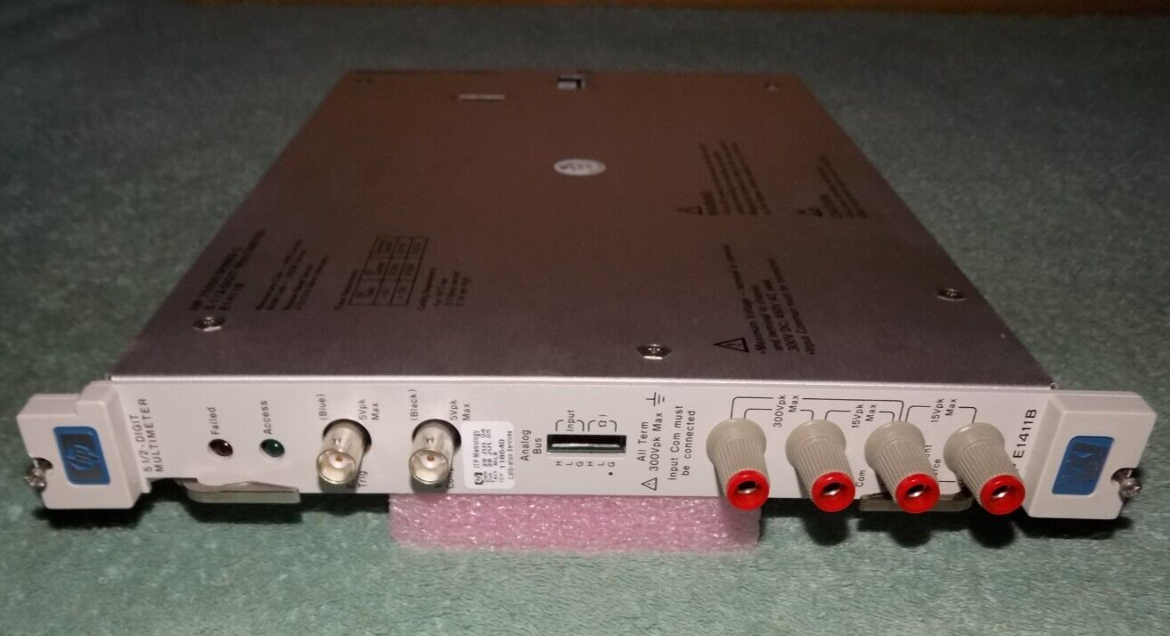 HP Agilent 75000 Series C E1411B 5 1/2 DIGIT Multimeter VXI Module for ...