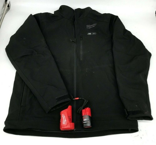 Milwaukee 204B-21L M12 12V Heated Toughshell Jacket Kit Black SIZE L ...