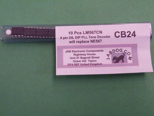 10 PCs LM567 CN = NE567 THT 8p DIL DIP Integrated PLL Tone decoder 10g ...