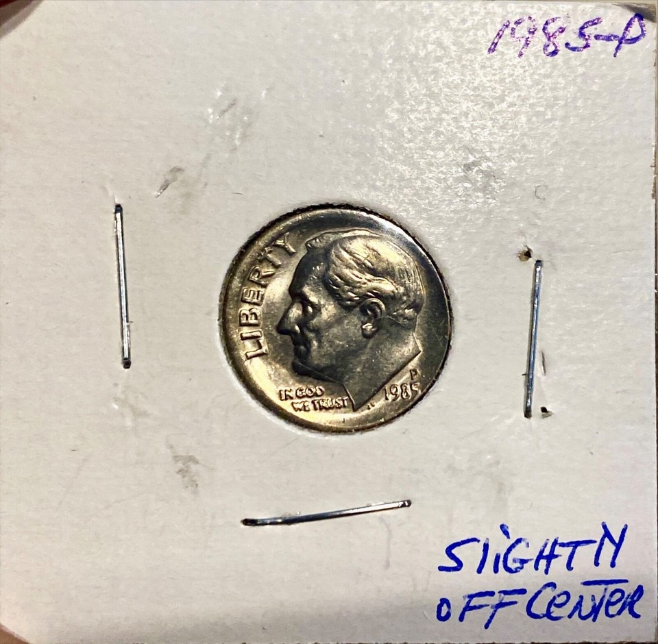 1985 P, 1996 P, OR 2000 P OFF CENTER ROOSEVELT DIME ERROR | eBay