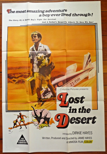 LOST IN THE DESERT aka Dirkie Original 1970 Australian One Sheet Movie Poster | eBay