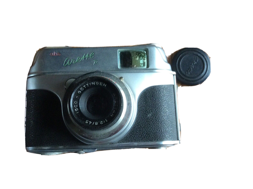 Akio Arette P - Vintage German 35mm Camera with Arettar 1:2.8/45mm ...