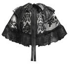 Steampunk Victorian Gothic Renaissance Medieval Costume Lace Capelet ...