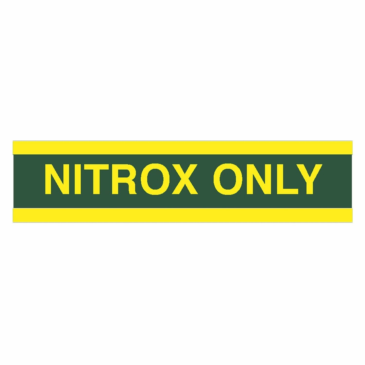 Trident Nitrox Only Sticker - Tank Sticker NT40 for sale online | eBay