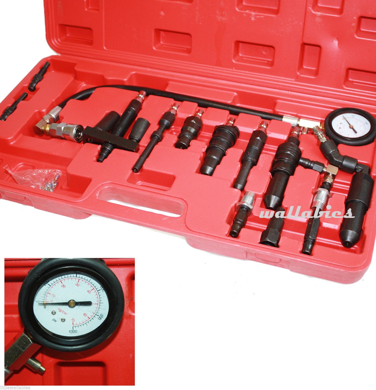 Diesel Engine Compression Tester Gauge Kit For Auto Isuzu Chevy GM ...