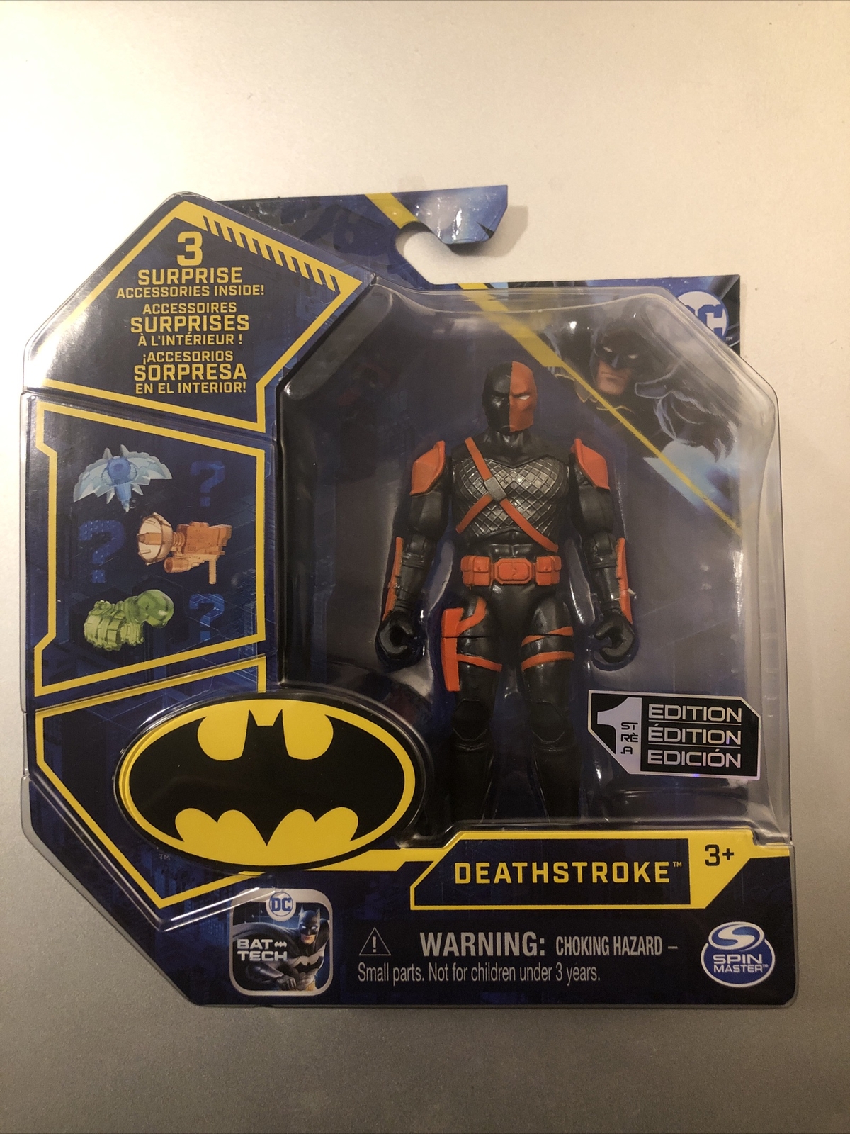 SPIN MASTER 2021 DC BAT TECH DEATHSTROKE 1ST EDITION NEW | eBay