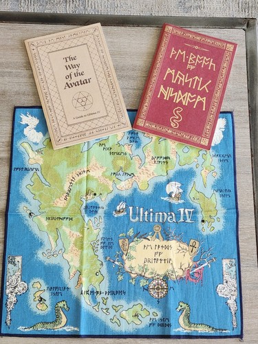 Ultima IV: Spellbook, A Guide, Cloth Map Lot | eBay