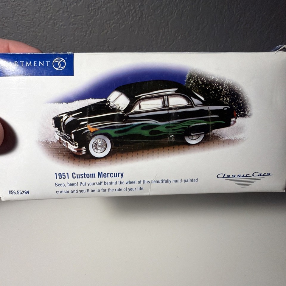 Department 56 1951 Custom Mercury Hot Rod #55294, Retired 2004 | eBay