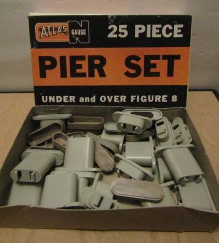 Vintage Atlas N Scale Train Plastic Incline Pier Set 30 + Pieces #2541 ...