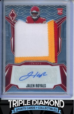 2025 Panini Phoenix Jalen Royals Rookie Jumbo Patch Autograph Auto ...