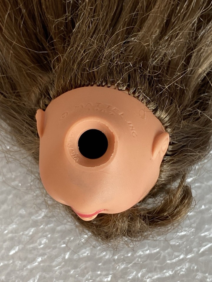Vintage 1990s Barbie COURTNEY Doll Brown Long Hair - HEAD Replacement ...