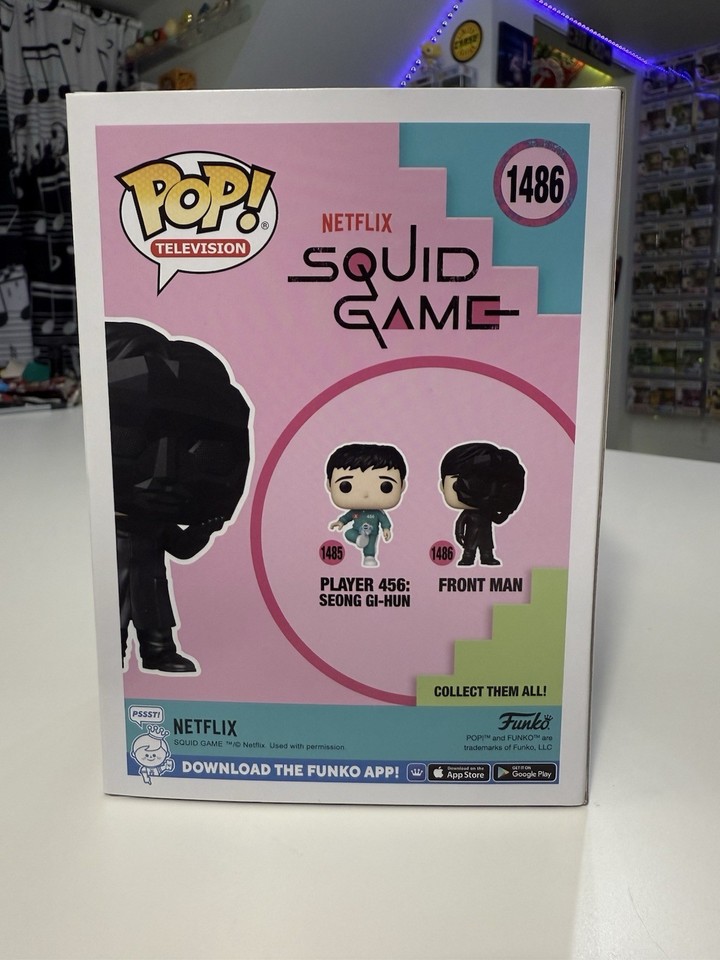 Funko Pop! Television: Front Man #1486 (Squid Games) w/ Pop Protector ...