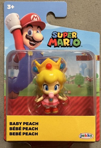 New World of Nintendo Baby Peach 2.5in Mini Figure - Jakks Pacific | eBay