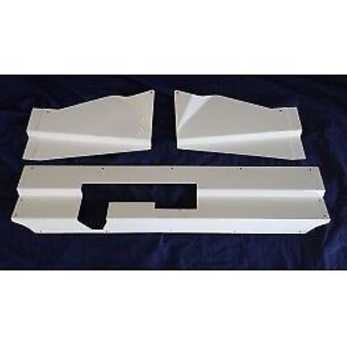 1987-93 FOX BODY MUSTANG RADIATOR BUMPER FILLER COVER ALUMINUM OUTLAW 5 ...