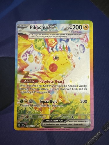 Pikachu Ex-238/191-SV08: Surging Spark | eBay