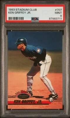 KEN GRIFFEY JR. 1993 STADIUM CLUB #707 PSA 9 MINT | eBay