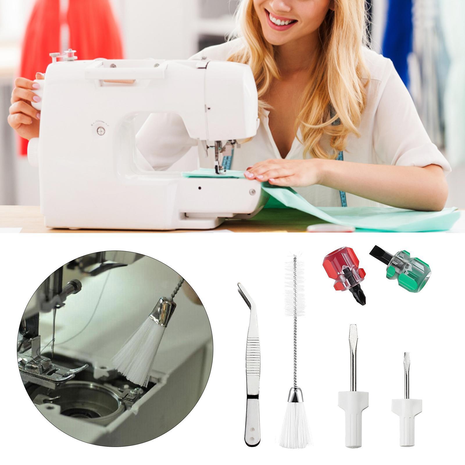 Sewing Machine Cleaning Cross Head Overlock Tweezer Screwdriver ...