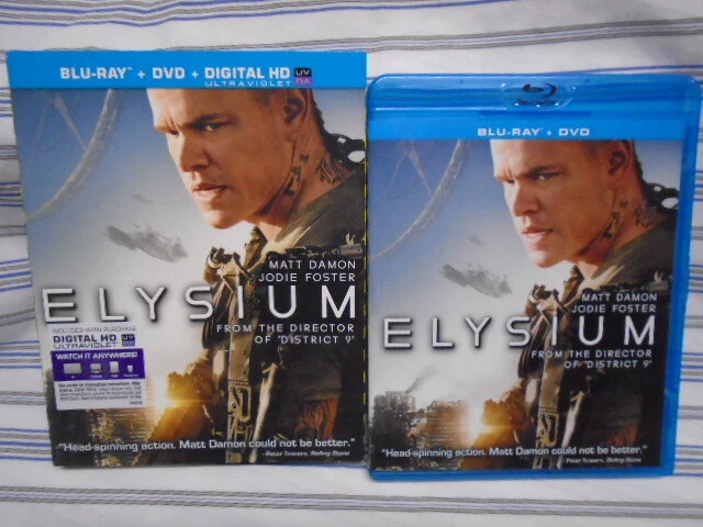 Elysium Blu Ray Cover