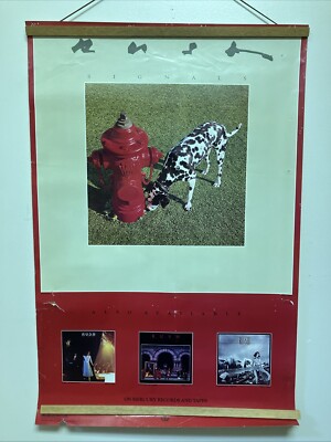 Original 1982 Rush Signals Promo Poster Vintage 24”x36” Very Good ...