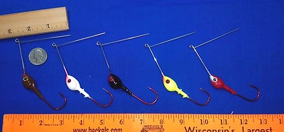 5 CUSTOM Spinnerbait Head 3/4oz SHORT ARM Spinner Bait Bass Shad ...