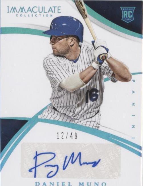 2015 Panini Immaculate Collection - Rookie Autos Blue Daniel Muno #136 ...