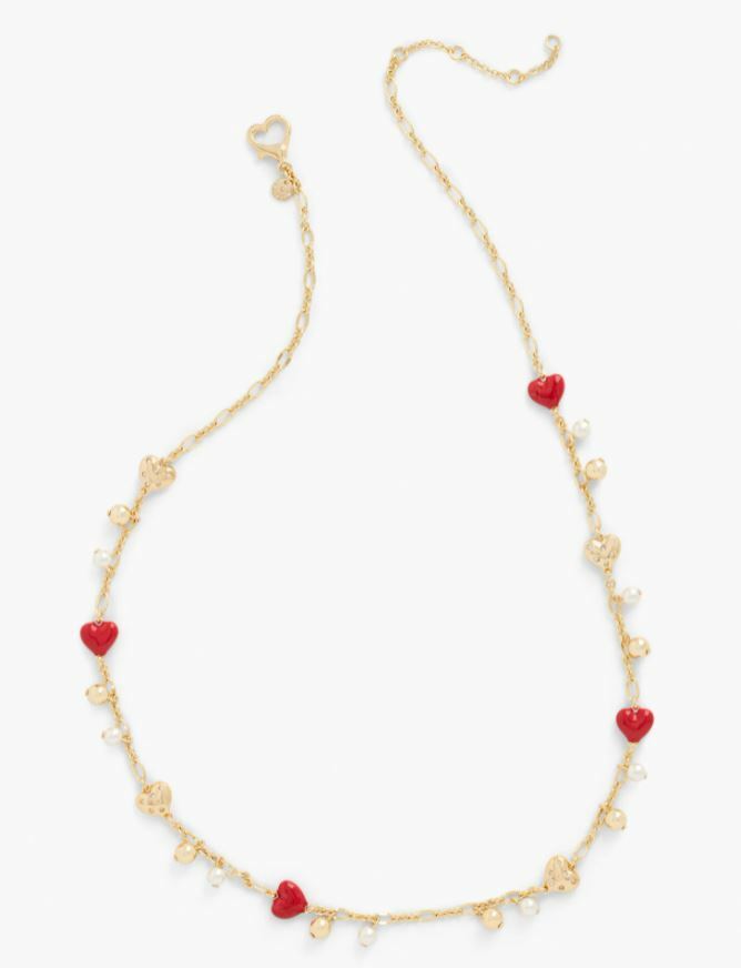 TALBOTS HEARTS CHARM NECKLACE | eBay