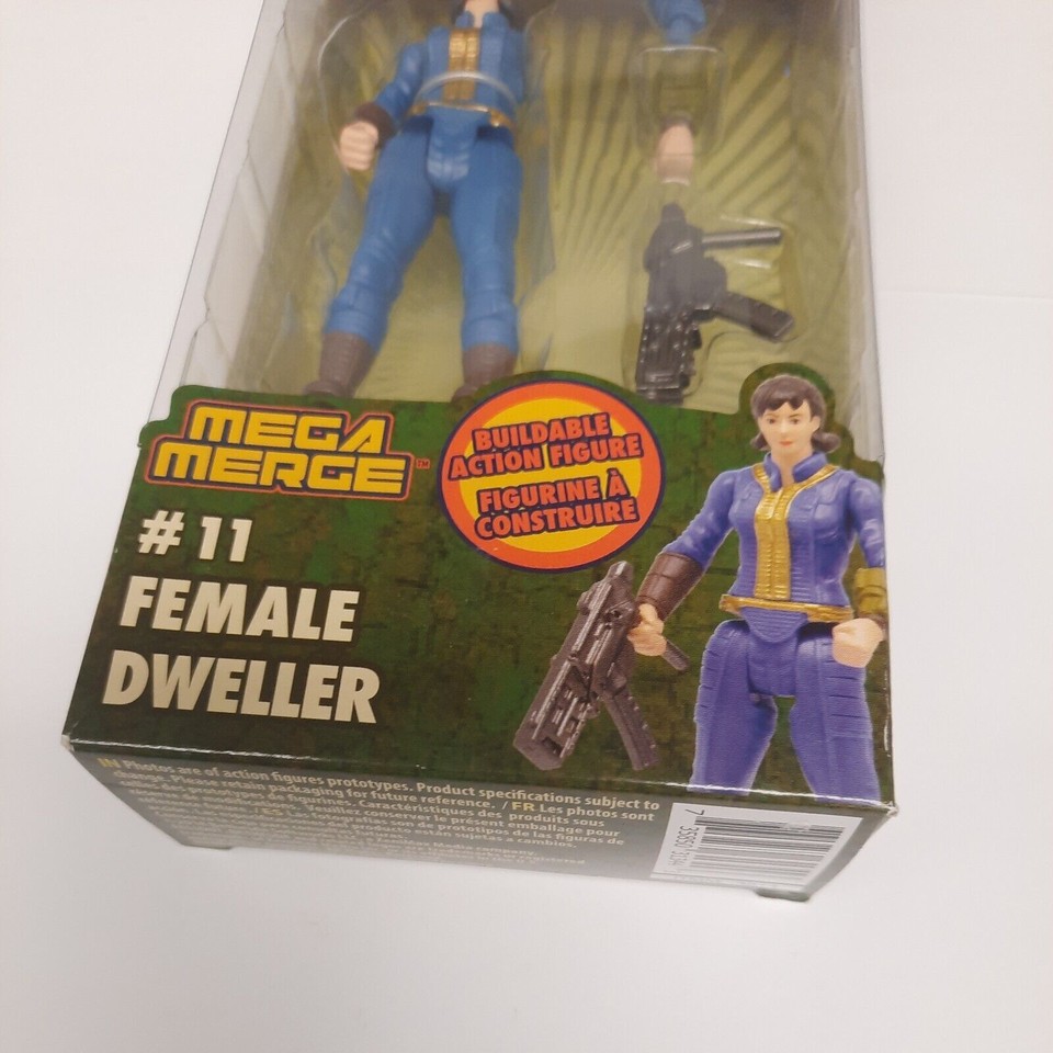 Fallout Female Vault Dweller Buildable Action Figure Series 2 #11 NEW ...