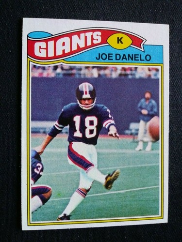 1977 Topps Football Card # 346 Joe Danelo - New York Giants | eBay