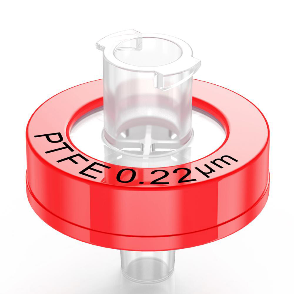 Syringe Filters 0.22um Sterile 100 Pack Syringe Filter PTFE Hydrophobic ...