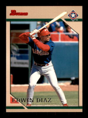 1996 Baseball Bowman Edwin Diaz Texas Rangers #233 2 | eBay