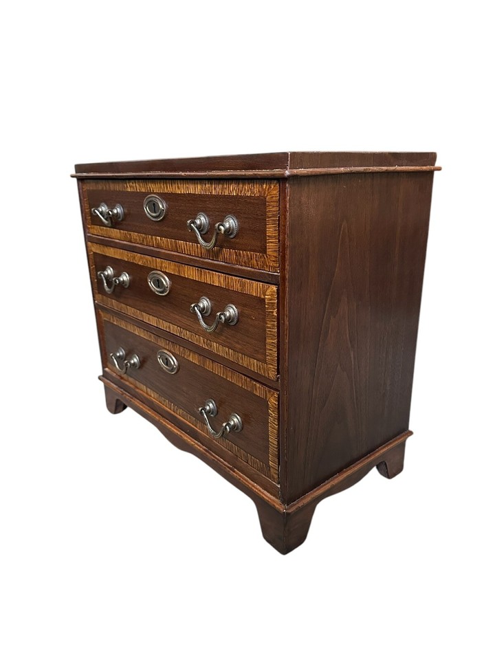Antique Miniature Apprentice Tabletop Chest of Drawers - Graduated ...