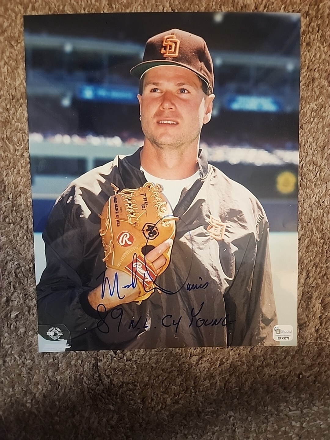 Mark Davis Signed 8x10 Photo Padres Autograph 89 NL Cy Young ...