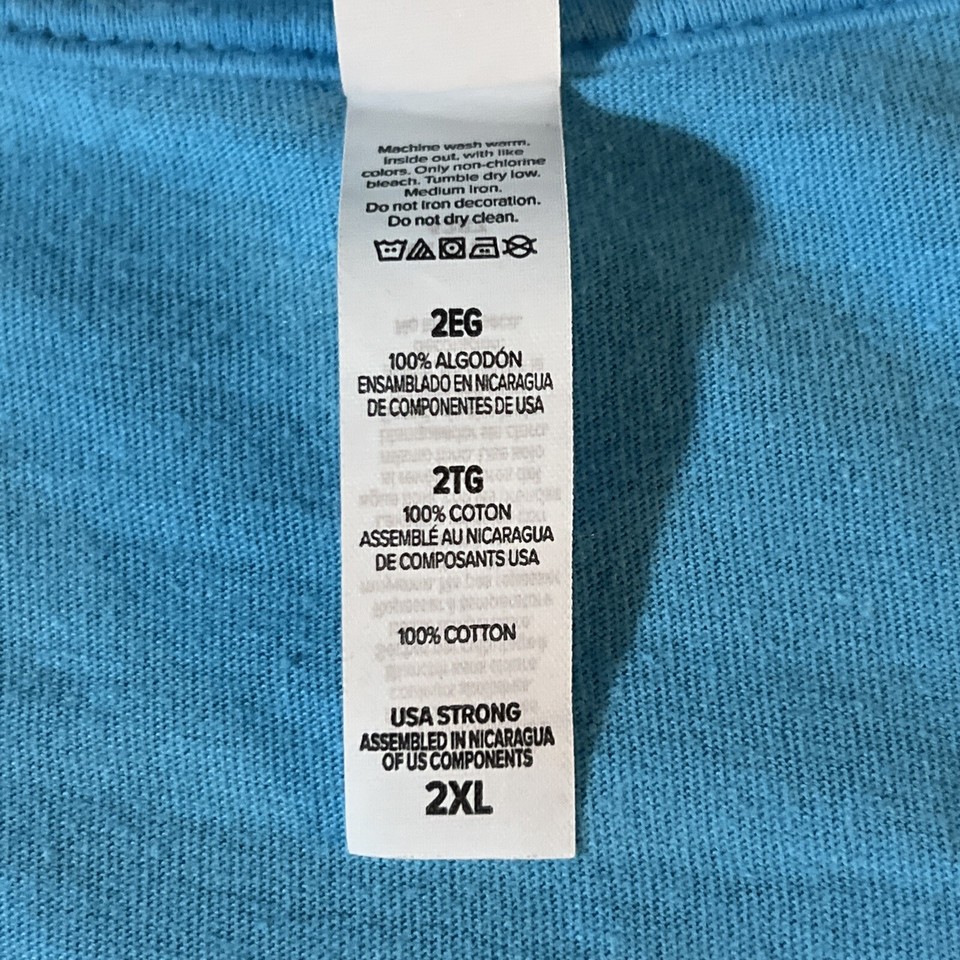 strap on face Funk men’s two XL graphic Band T-shirt 12.5 volcano rare ...