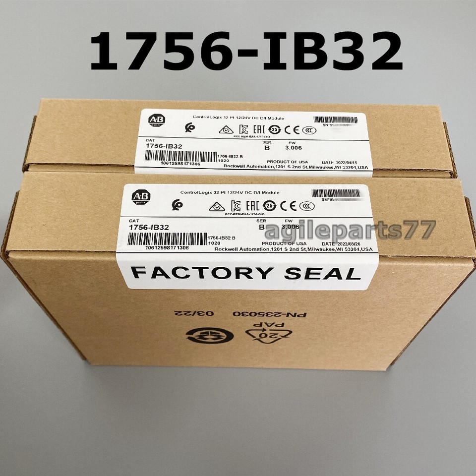 2022 NEW 1756-IB32 AB CONTROLOGIX 32 PT DC INPUT MODULE Allen-Bradley ...