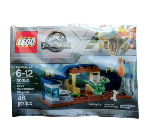 LEGO Jurassic World: Baby Velociraptor Playpen (30382) for sale online ...